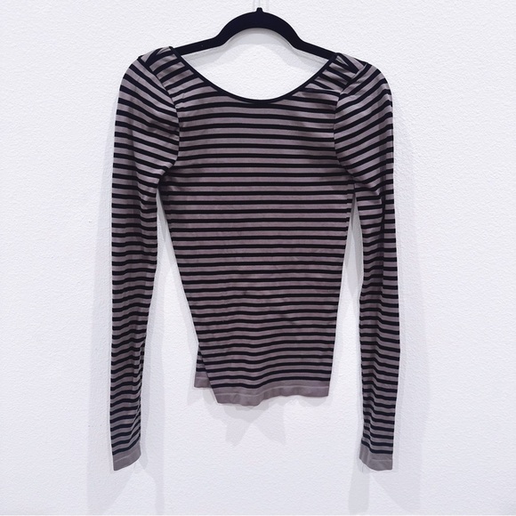 Free People | Tops | Free People Low Back Seamless Long Sleeve Top ...